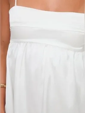 Princess Polly | Dresses | New Princess Polly Ortega White Satin ...